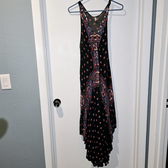 Free People | Dresses | Free People Intimates Boho Floral Razor Back ...